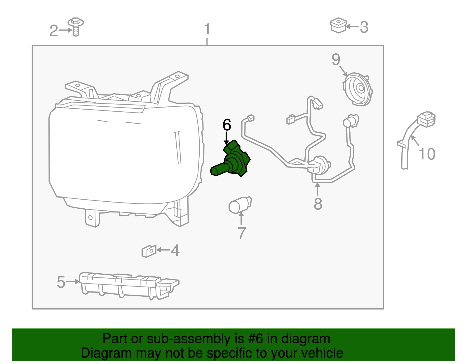 2014-2019 GM Headlamp Bulb 13587719 GM | GMPartsDirect.com