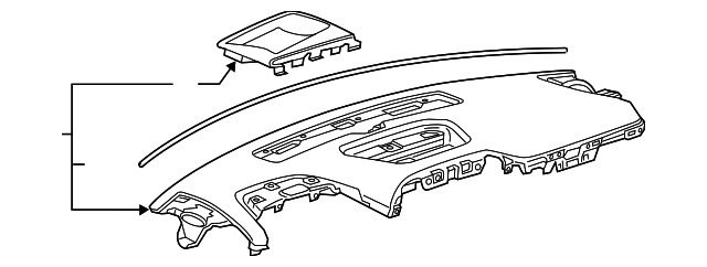 2019-2023 GM Instrument Panel 84553050 GM | GMPartsDirect.com