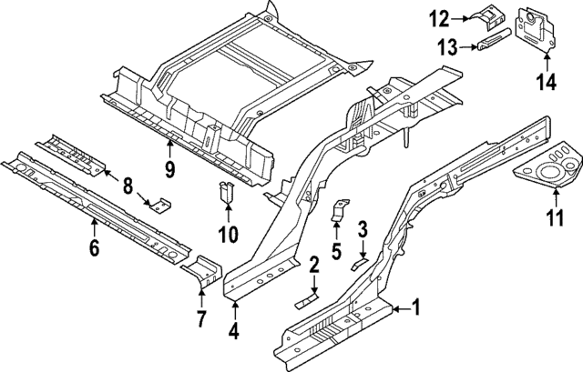 2022-2024 Kia EV6 Side Extension 65542-CV000 | TascaParts.com