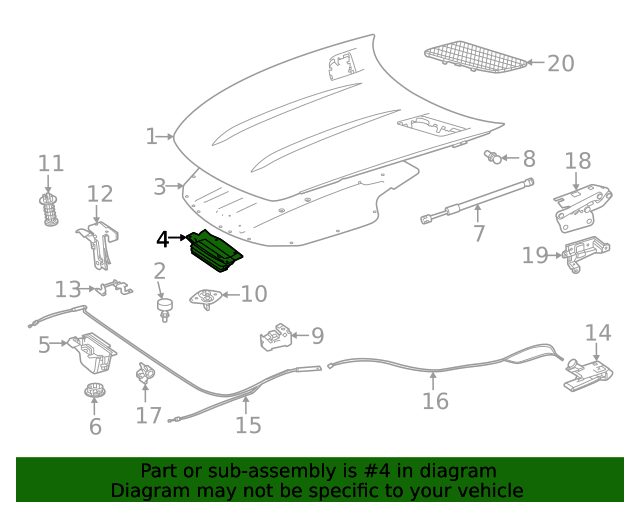 190-625-28-00-64 - Duct 2016-2021 Mercedes-Benz | Mercedes-Benz USA Parts
