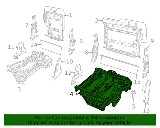 2017-2023 Chrysler Frame 68241563AE | TascaParts.com