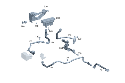 Battery Cooling System for 2024 Mercedes-Benz EQE 350 | MB OEM Parts