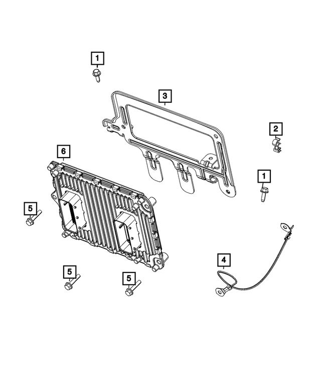 2023-2024 Jeep Gladiator Engine Controller Module 68623797AA | Mopar eStore