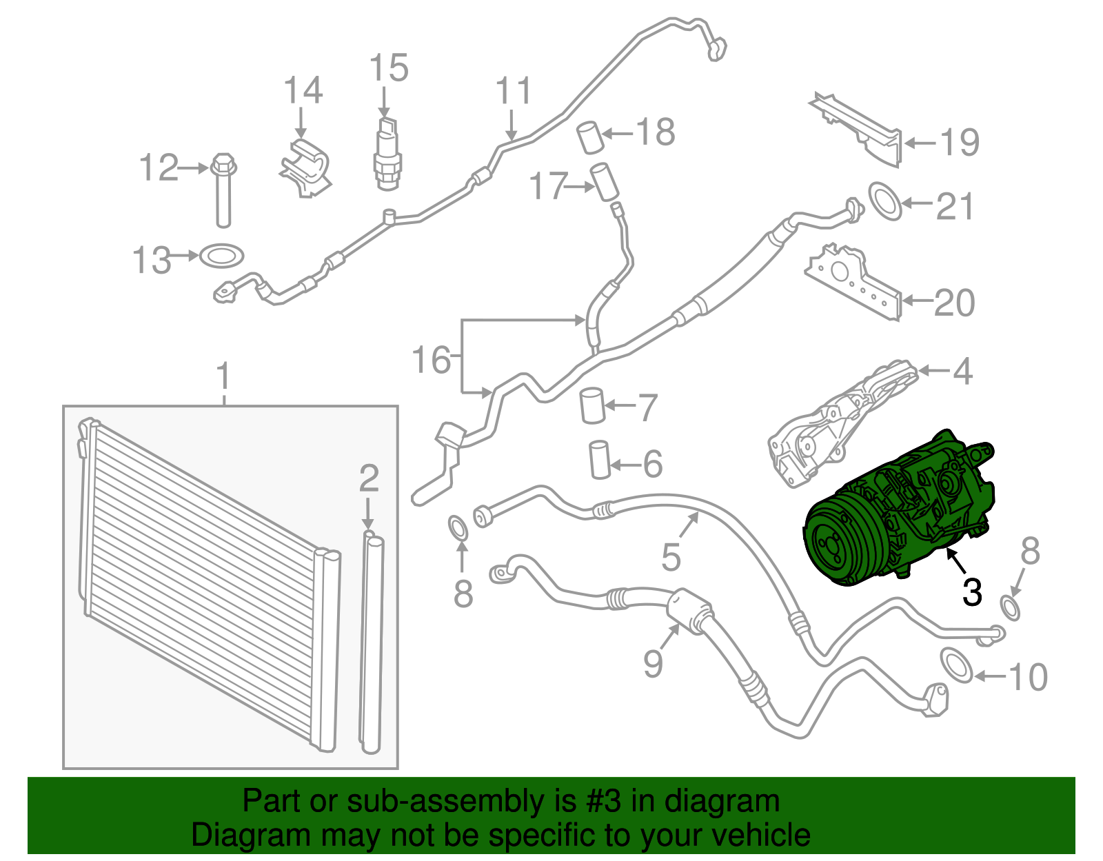 64529205096 - 2008-2015 BMW Compressor (64-52-9-205-096) | BMW of South ...