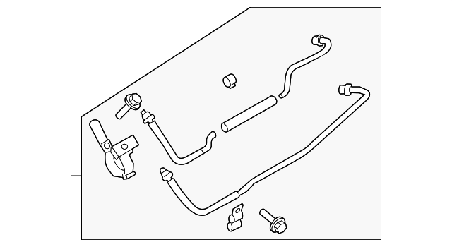 2010-2014 Subaru Feed Line 34190AJ000 | Subaru Parts Store