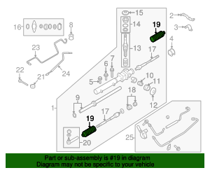 2004-2014 Subaru Tie Rod Boot 34190FE030 | OEM Parts Online