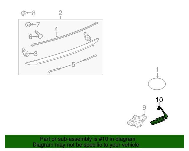 2011-2012 Toyota Avalon Lock Switch 84945-41020 | Discount Parts Monster