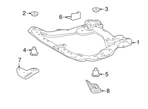 2005-2018 Toyota Front Brace 5103607010 | AutoNationParts.com