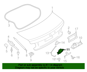 51247304559 - 2014-2021 BMW Lock Actuator (51-24-7-304-559) | BMW of ...
