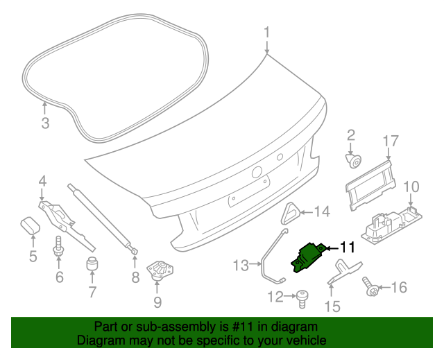 51247304559 - 2014-2023 BMW Lock Actuator (51-24-7-304-559) | BMW of ...