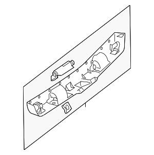 166-740-36-00-8N84 - Paneling Closing Handle 2012-2019 Mercedes-Benz ...