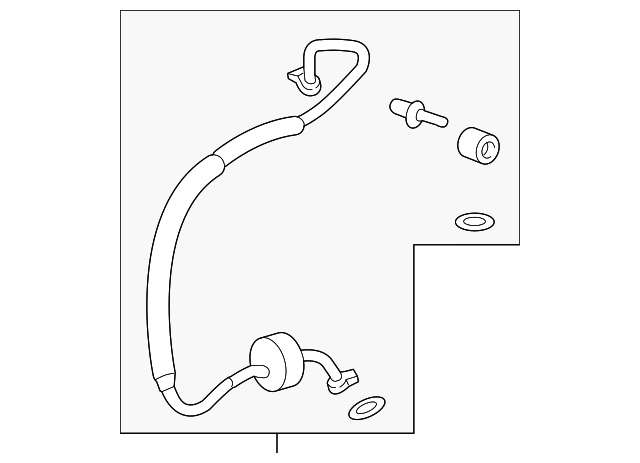 2017-2020 Ford Suction Line HC3Z-19867-B | OEM Parts Online