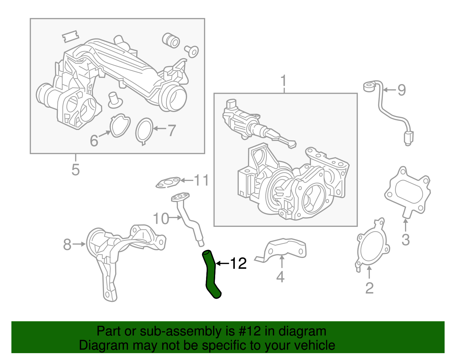 15542-59B-003 - Return Hose 2016-2022 Honda | Honda Parts Online