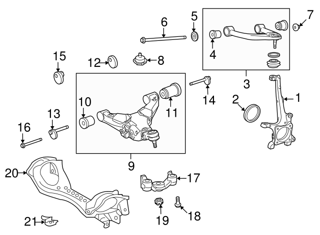 43212-60190 - Steering Knuckle 2008-2020 Lexus LX570 | AutoNationParts.com