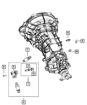 2008-2019 Mopar Reverse Lockout Solenoid Plunger Assembly 68045194AA ...