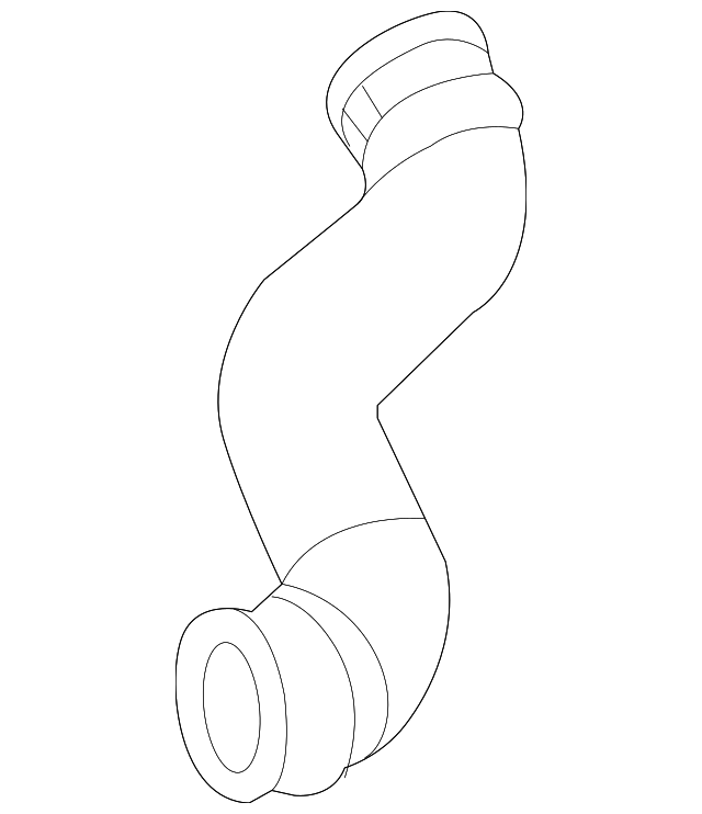 2011-2014 Mercedes-Benz Engine Coolant Hose 221-501-16-91 | MB OEM Parts