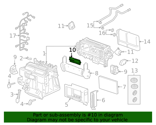 4M0-898-001 - Air Distributor Repair Kit 2017-2024 Audi | AutoNation Parts