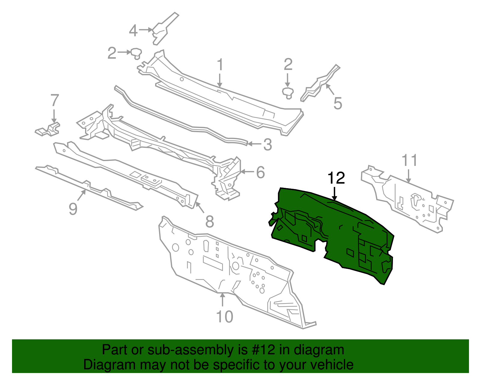 74260-TLA-A20 - Insulator 2020-2022 Honda CR-V | Honda Parts Online
