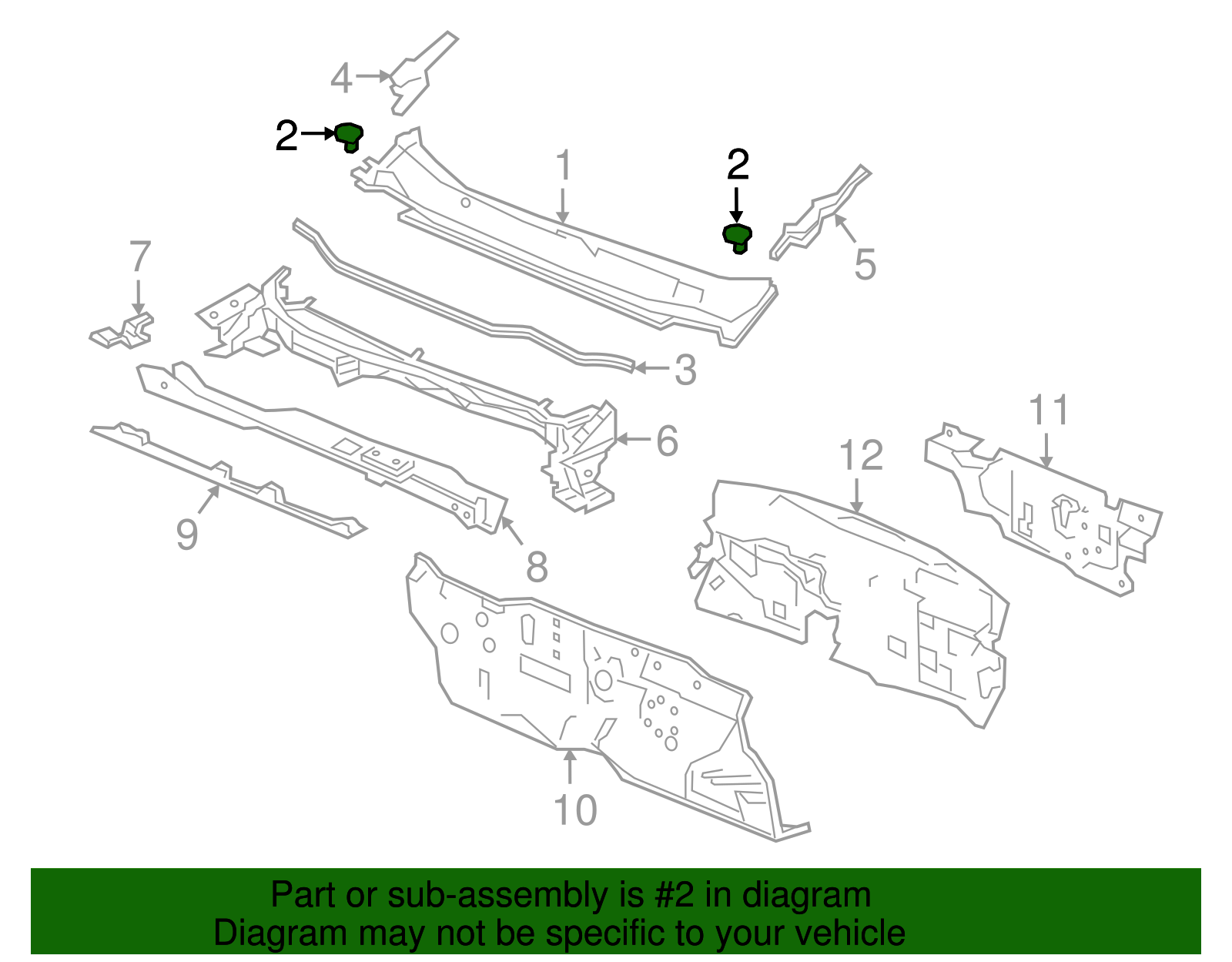 2011-2025 Honda 2011-2025 Honda - Air Inlet Duct Clip 91512-5K7-003 ...