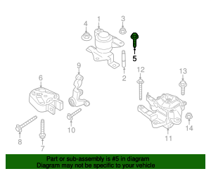 2013-2021 Ford Front Mount Screw -W708728-S442 | QuirkParts