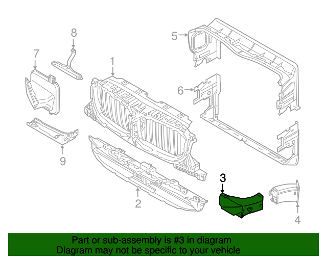 51747400004 - 2018-2021 BMW Air Flow Tube (51-74-7-400-004) | BMW of ...