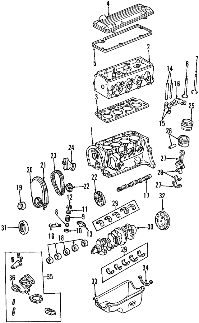 1989-2000 Isuzu Front Crank Seal 8140909060 | Isuzu Parts Center