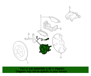 2006 GM Hub & Bearing 88967271 | QuirkParts