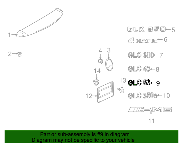 253-817-40-00 - Nameplate 2018-2021 Mercedes-Benz | Mercedes-Benz USA Parts