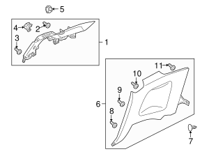 1995-2021 Nissan JDM Nissan Door Panel / Trim Panel Clip S14 S15 Z33 ...