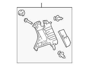 62550-08060-E0 - Upper Quarter Trim - 2011-2020 Toyota Sienna | OEM ...