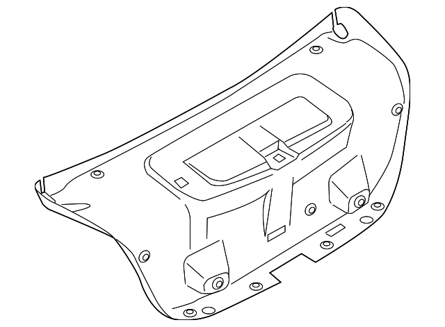 Genuine BMW 51-49-7-204-372 | Trunk Lid Trim | FREE Shipping on Most ...