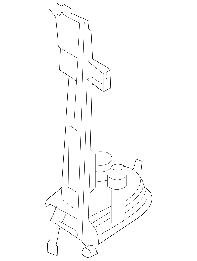 17112248408 - 2003-2008 BMW Z4 Expansion Tank Bracket (17-11-2-248-408 ...