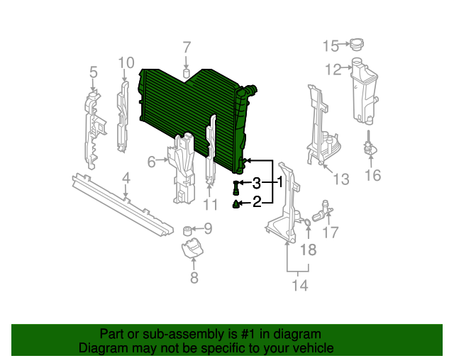 17-11-7-551-635 - Radiator 2006-2008 BMW Z4 | Braman BMW & MINI Parts