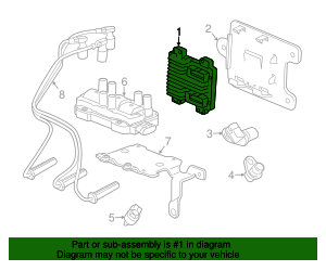 2010-2014 GM Engine Control Module 12635043 GM | GMPartsDirect.com