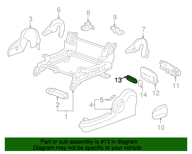 84921-24050-C0 - Seat Adjustment Knob 1999-2003 Toyota ...