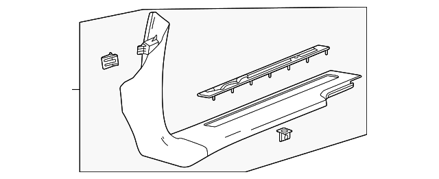 2021-2024 GMC F Molding 84701479 | Hadwin-White Parts