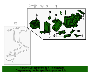 222-830-50-60 - AC & Heater Assembly 2014-2016 Mercedes-Benz | Mercedes ...