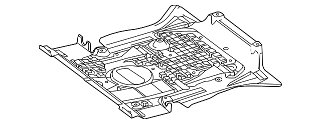 166-520-01-42 - Center Shield 2012-2019 Mercedes-Benz | Mercedes-Benz ...