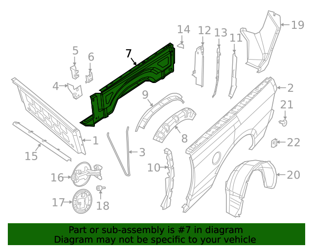 2019-2023 Ram Panel 68460281aa | TascaParts.com
