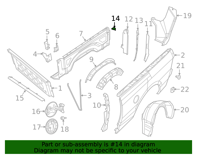 2009-2023 Mopar Reinforcement 68046368aa | TascaParts.com