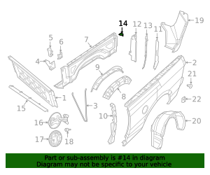 2009-2023 Mopar Reinforcement 68046368aa | TascaParts.com