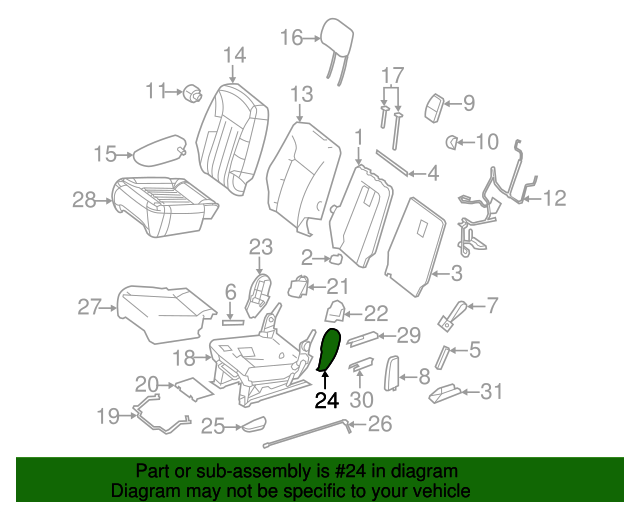 251-924-22-37-8K67 - Outer Cover 2006-2012 Mercedes-Benz | Mercedes ...