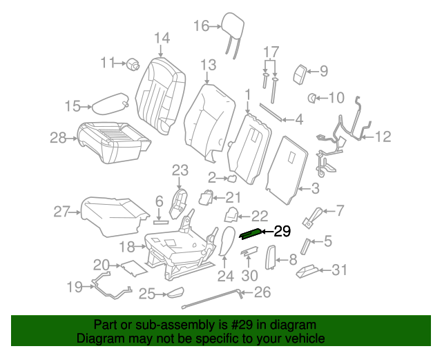 2006-2012 Mercedes-Benz Rear Cover 251-929-01-43-9051 | MB OEM Parts