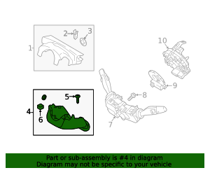 2020-2022 Genesis G90 Shroud Steering Column Lower 84852-D2050-OWN ...