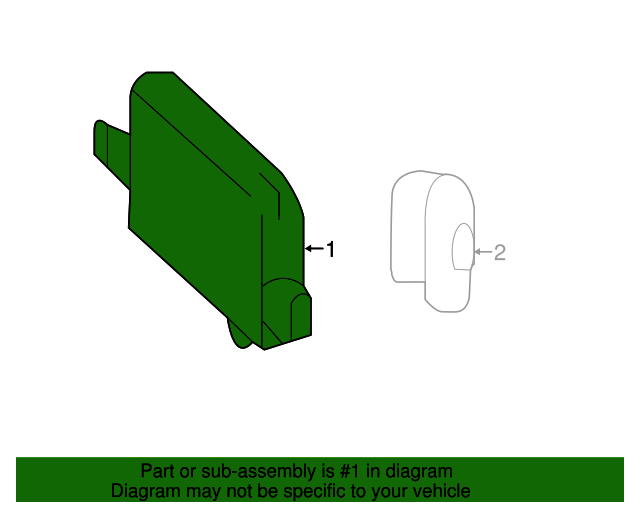 88162-0E021 - Blind Spot Radar 2014-2018 Toyota | Ourisman Toyota Parts