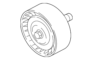 2016-2019 Nissan Titan XD Idler Pulley 11927-EZ40A | TascaParts.com