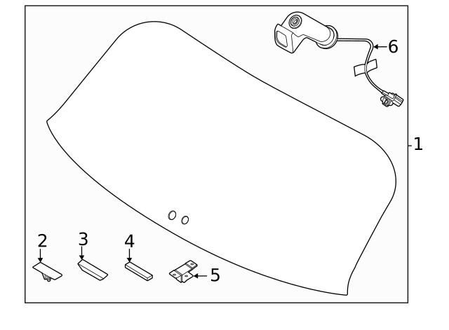 2022-2023 Genesis GV70 Handle Assembly Tail Gate O S 81820-AR000 | OEM ...