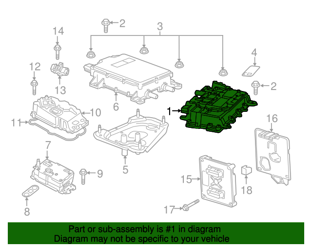 2016-2019 GM Vehicle Power Control Module 24296765 | GM Parts Center