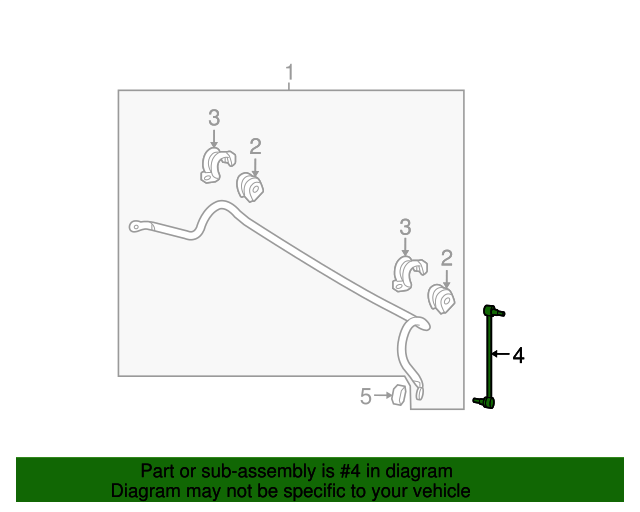 2006-2011 Hyundai Accent Stabilizer Link 54830-1G500 | OEM Parts Online