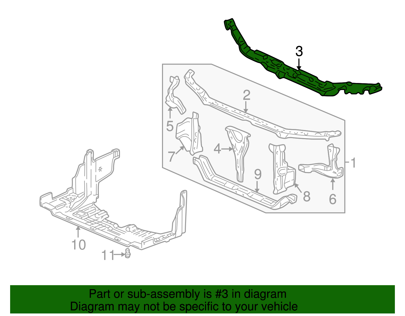 2002-2003 Acura TL Cover Plate 74117-S0K-A01 | OEM Parts Online